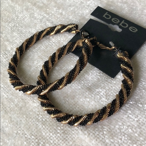 bebe | Jewelry | Nwt Bebe Hoop Earrings | Poshmark